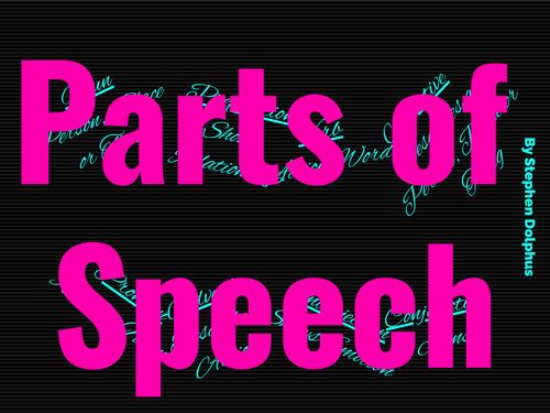 Book Creator | Parts of Speech