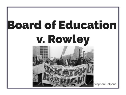 Book Creator | Board of Education v. Rowley