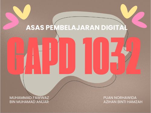 Book Creator | GAPD 1032