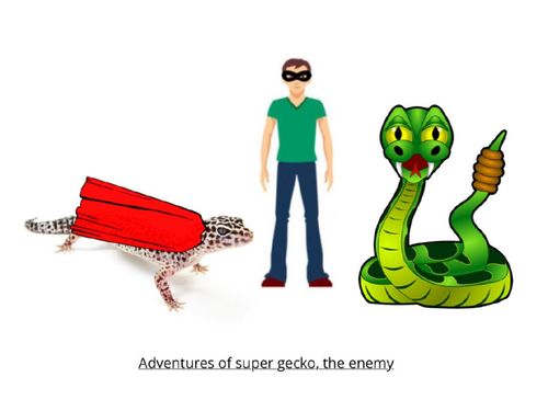 Book Creator | The adventures of super gecko the enemy