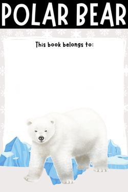 Book Creator | Polar Bear: A Research Guide