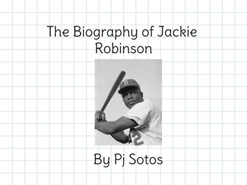 Book Creator | Biography of Jackie Robinson