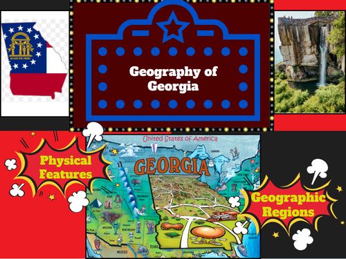 Book Creator | GA Regions and Physical Features