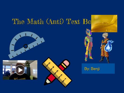 Book Creator | Math Anti-Text Book