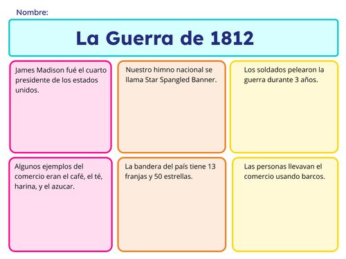 Book Creator | Guerra de 1812