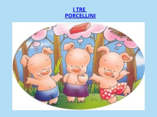 Book Creator | I TRE PORCELLINI