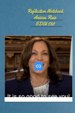 Book Creator | Reflection Journal EDU 530