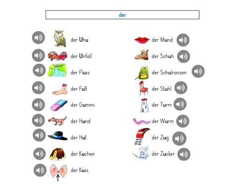 Book Creator | Wortschatz U, u