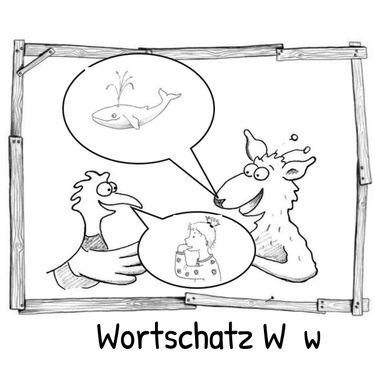 Book Creator | Wortschatz W w