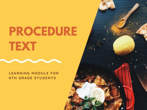 Book Creator | Procedure Text - 8th Grade