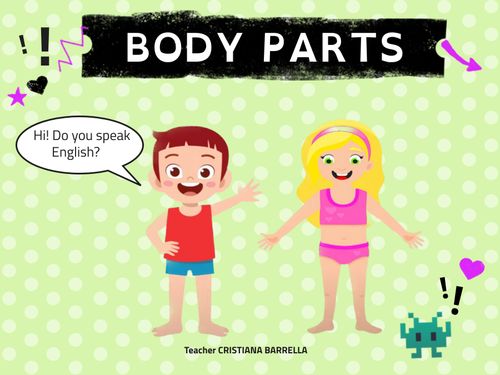 Book Creator | BODY PARTS