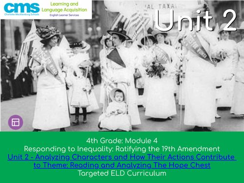 Book Creator | G4 M4 Unit 2 Targeted ELD Lessons