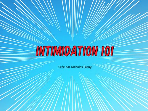 Book Creator | Intimidation 101