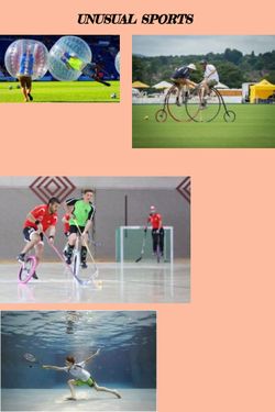 Book Creator | UNUSUAL SPORTS