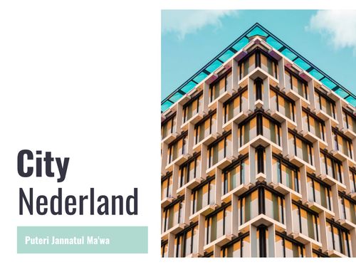 Book Creator | City Nederland