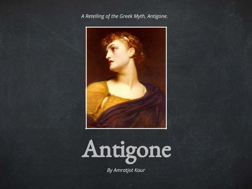 Book Creator | The Myth of Antigone