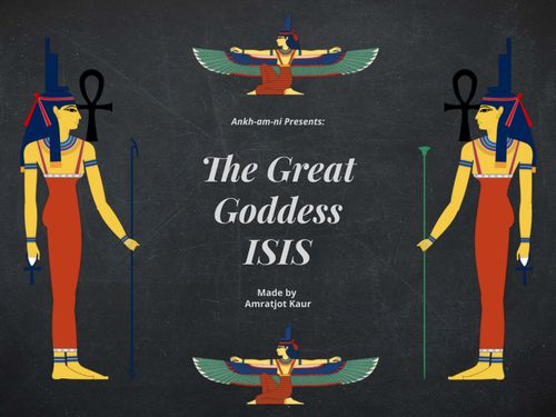 Book Creator | The Great Goddess Isis