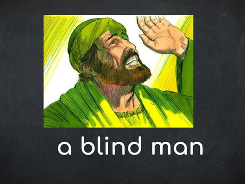 Book Creator | A blind man