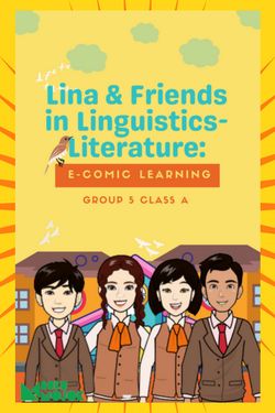 Book Creator | Lina & Friends in Linguistics-Literature: E-Comic Learning