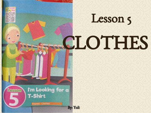 Book Creator | Grade 5 Unit 5: Clothes