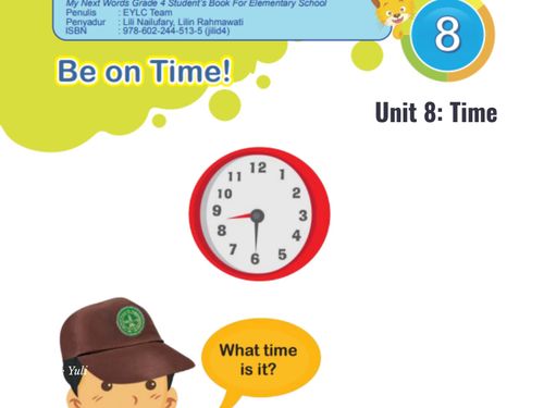 Book Creator | Unit 8 Time
