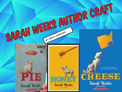 Book Creator | Sarah Weeks Author Craft