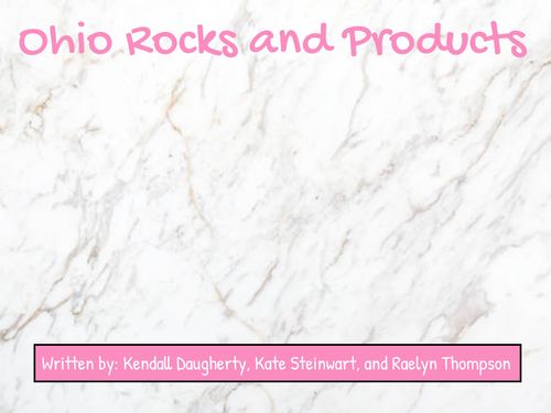 Book Creator | Ohio Rocks and Products