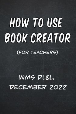 Book Creator | How to Use Book Creator (for teachers)
