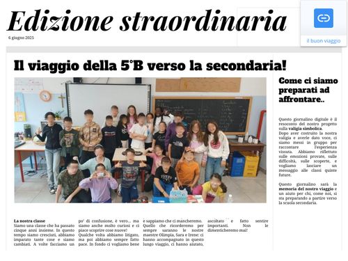 Book Creator | Il giornalino della 5B