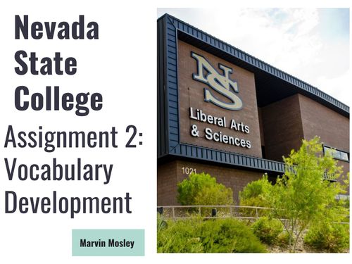 Book Creator | EDRL 471 Assignment 2 Vocabulary Development