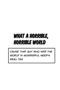Book Creator | what a horrible, horrible world