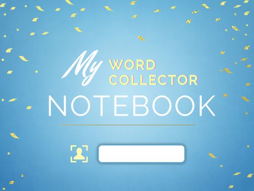 Book Creator | My Word Collector Notebook