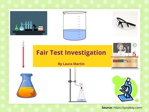 Book Creator | Fair Test Investigation