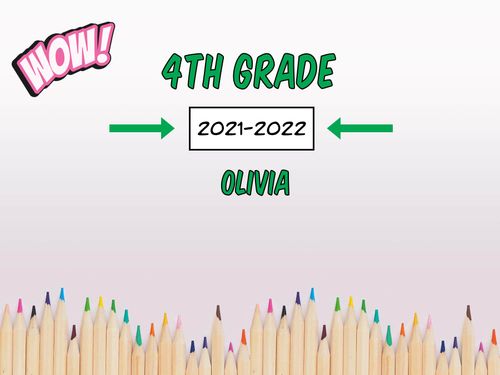 Book Creator | Olivia 21-22 4th Grade Memory Book