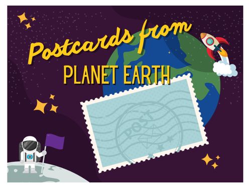 Book Creator | Postcards from Planet Earth Template