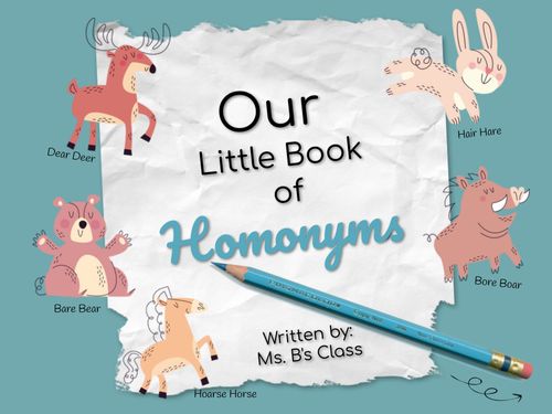 Book Creator | Little Book of Homonyms