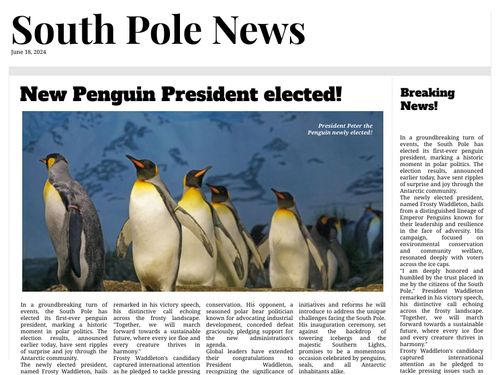 Book Creator | Newspaper