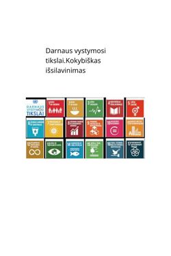 Book Creator | Darnaus vystymosi tikslai