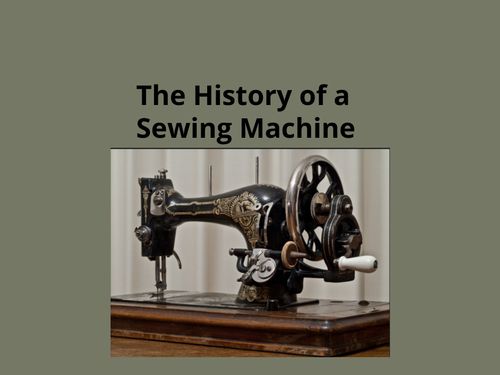 Book Creator | The History of the Sewing Machine