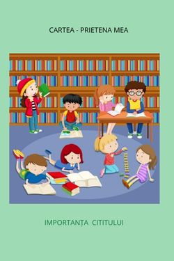 Book Creator | CARTEA- PRIETENA MEA