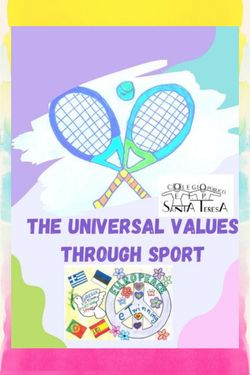 Book Creator | The universal values through Sport
