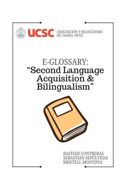 Book Creator | Second Language Acquisition & Bilingualism