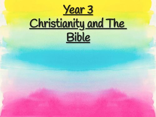 Book Creator | Year 3 RE Term 4 Christianity and The Bible
