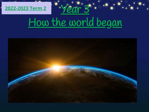 Book Creator | Year 3 RE Term 2 How The World Began