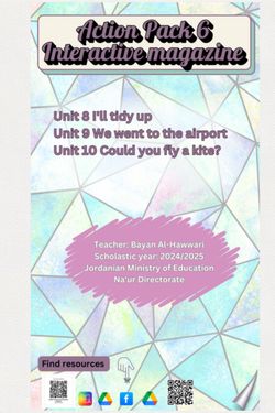 Book Creator | Grade 6 Unit 8+9+10 interactive magazine