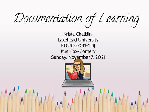 Book Creator | EDUC-4031 Documentation of Learning