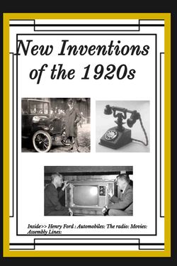 Book Creator | New Inventions of the 1920s