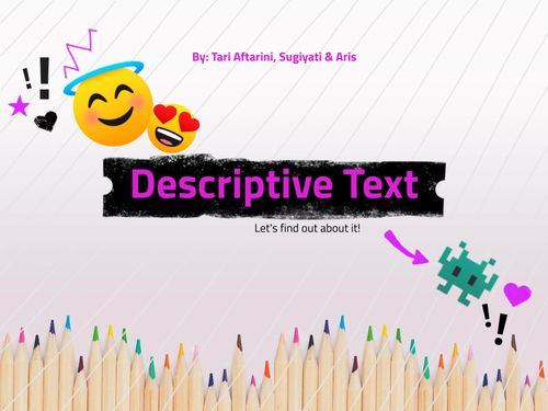Book Creator | Descriptive Text