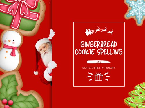 Book Creator | Gingerbread Cookie Spelling
