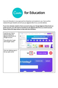 Book Creator | Canva Transition Instructions